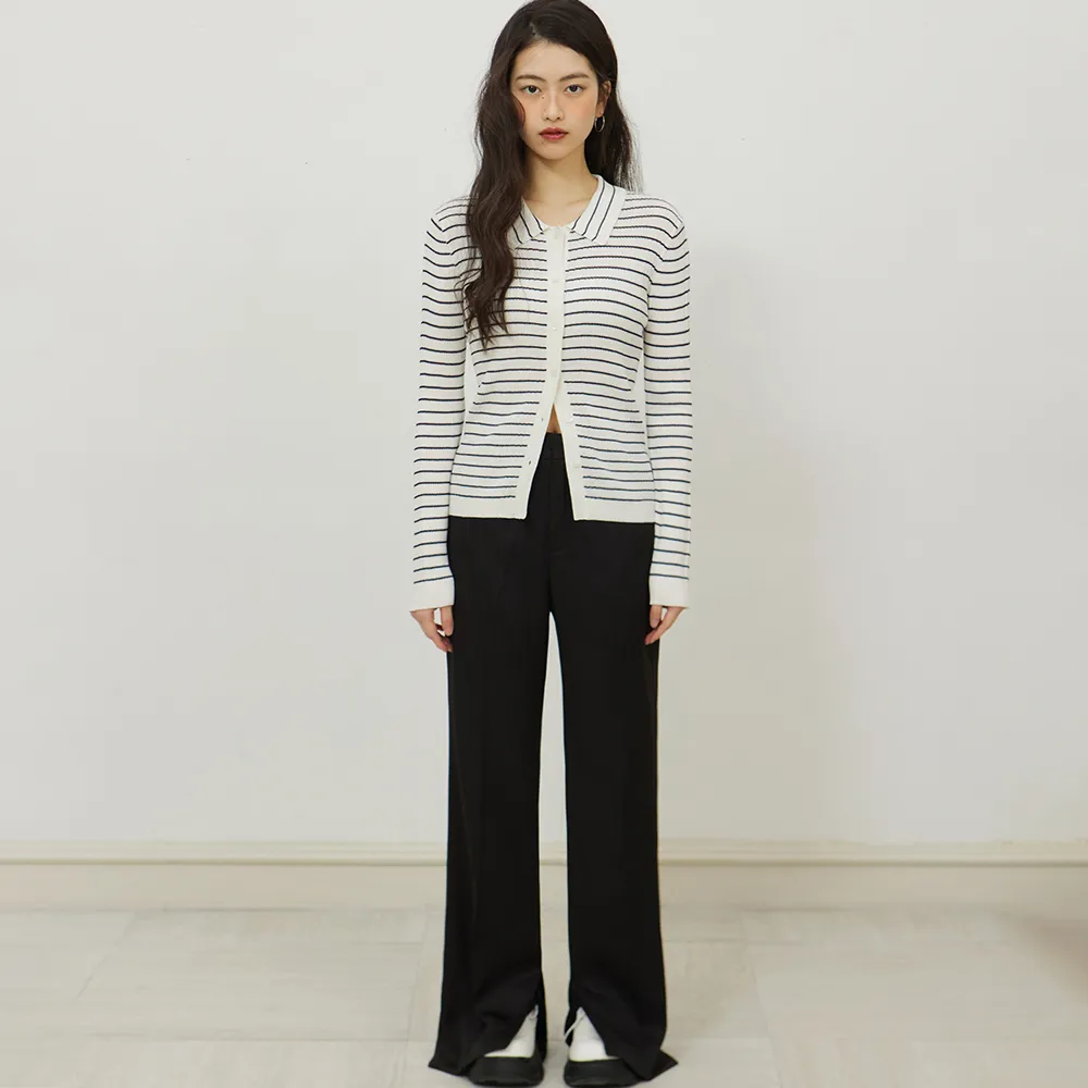 SLIT BOOTCUT SLACKS BLACK - 감도 깊은 취향 셀렉트샵 29CM