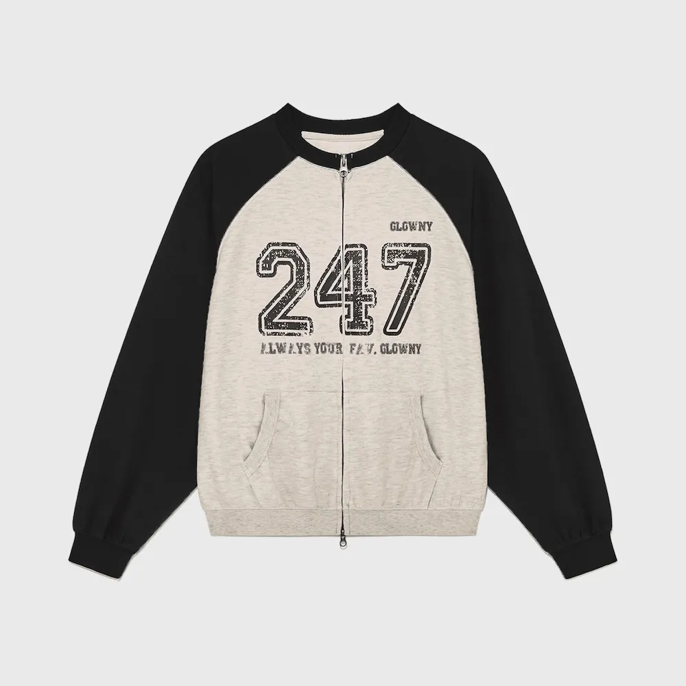 247 JERSEY ZIP UP (OATMEAL) - 감도 깊은 취향 셀렉트샵 29CM