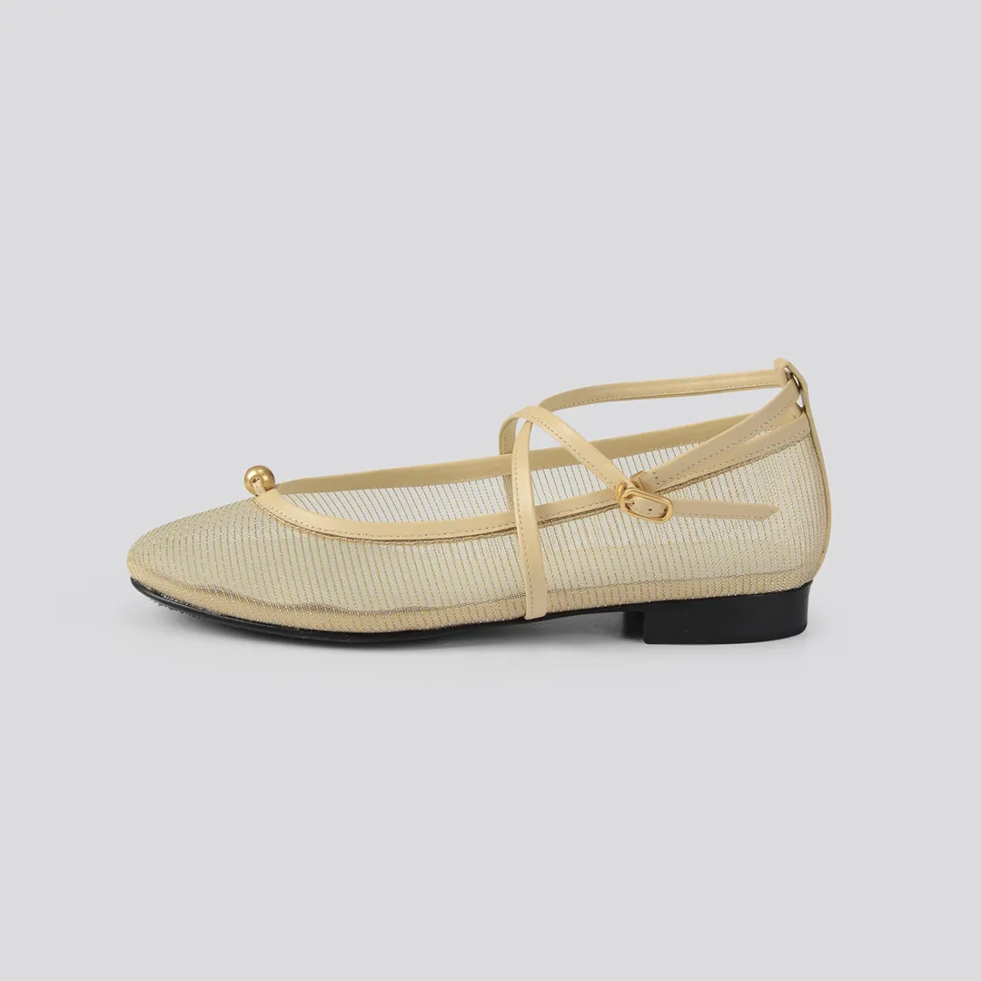 [24SS] [AT23F13] dot X strap flat MGO - 감도 깊은 취향 셀렉트샵 29CM