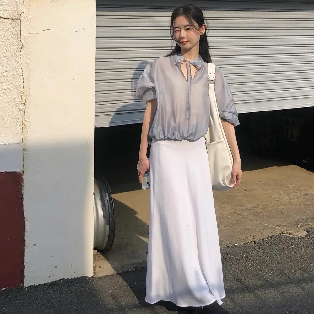 Terrine flare skirt (white) - 감도 깊은 취향 셀렉트샵 29CM