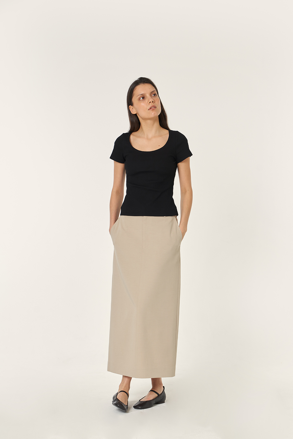 Chloe Maxi Skirt (Beige) - 감도 깊은 취향 셀렉트샵 29CM
