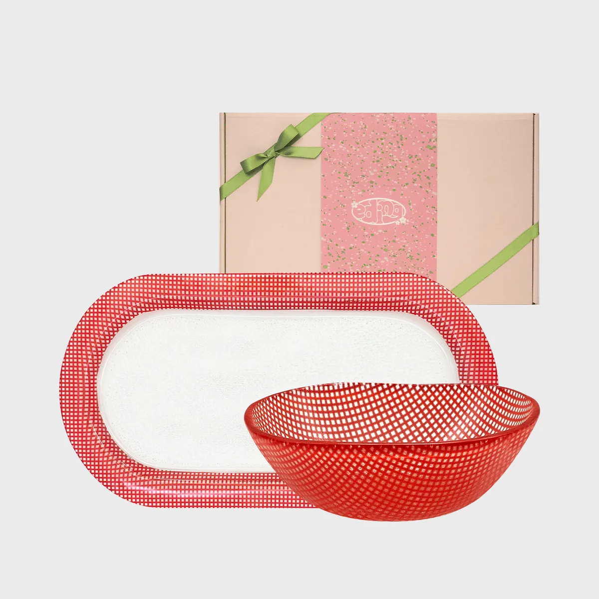 에딩 체키 다이닝 A GIFT SET 8 COLOR (롱 오벌트레이+요거트볼) - 감도 깊은 취향 셀렉트샵 29CM