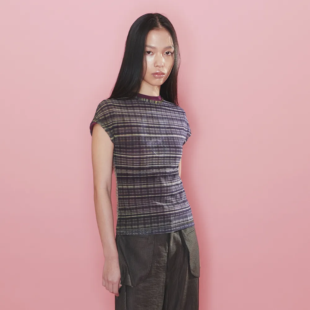 Dark Tartan Mesh Tee - 감도 깊은 취향 셀렉트샵 29CM