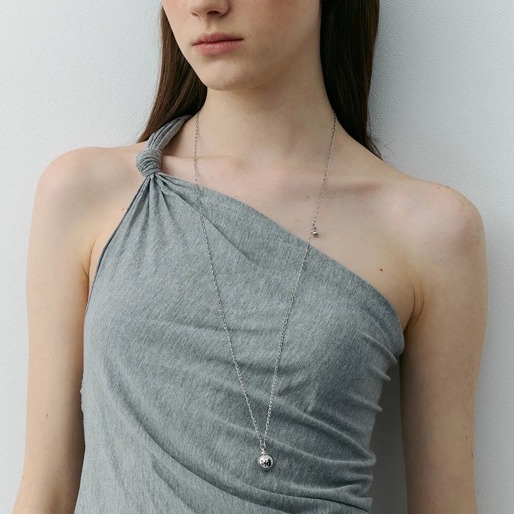 Minimal Ball Long Chain Necklace_VH2534NE001M - 감도 깊은 취향 셀렉트샵 29CM