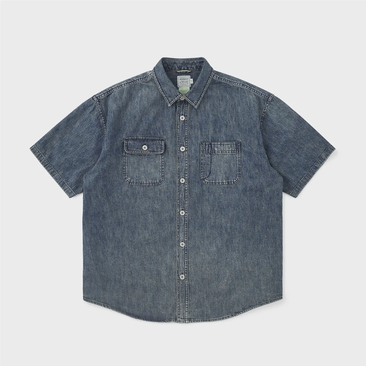 2P Denim S/S Shirt Dark Blue - 감도 깊은 취향 셀렉트샵 29CM