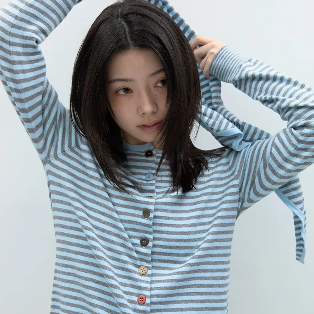 MUFFLER COMBO CARDIGAN_2COLOR - 감도 깊은 취향 셀렉트샵 29CM