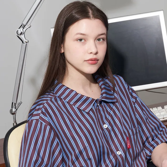 furless pajamas 퍼리스 스트라이프 파자마 반소매세트 (BR) - 감도 깊은 취향 셀렉트샵 29CM