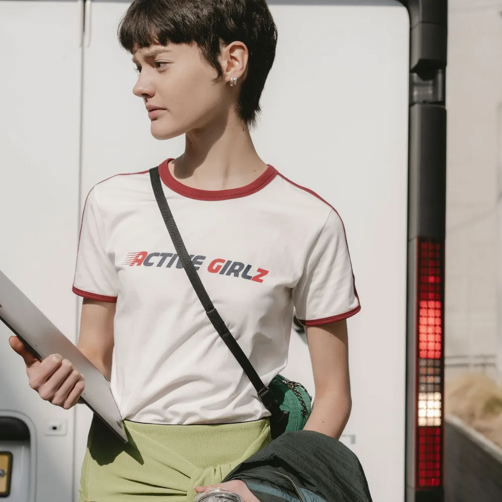 RUNZ 컬러 라인 티셔츠 WH_Z252PSM022 - 감도 깊은 취향 셀렉트샵 29CM