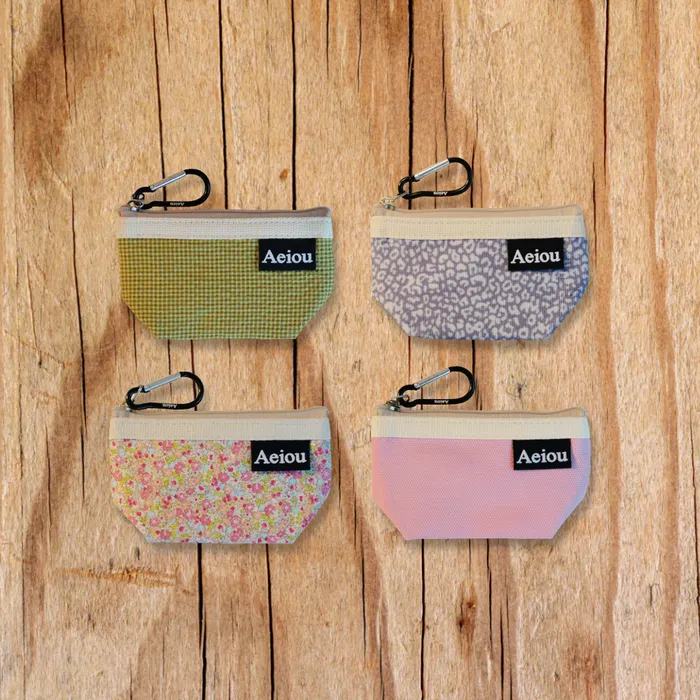Aeiou Keyring Pouch (S) 4colors - 감도 깊은 취향 셀렉트샵 29CM