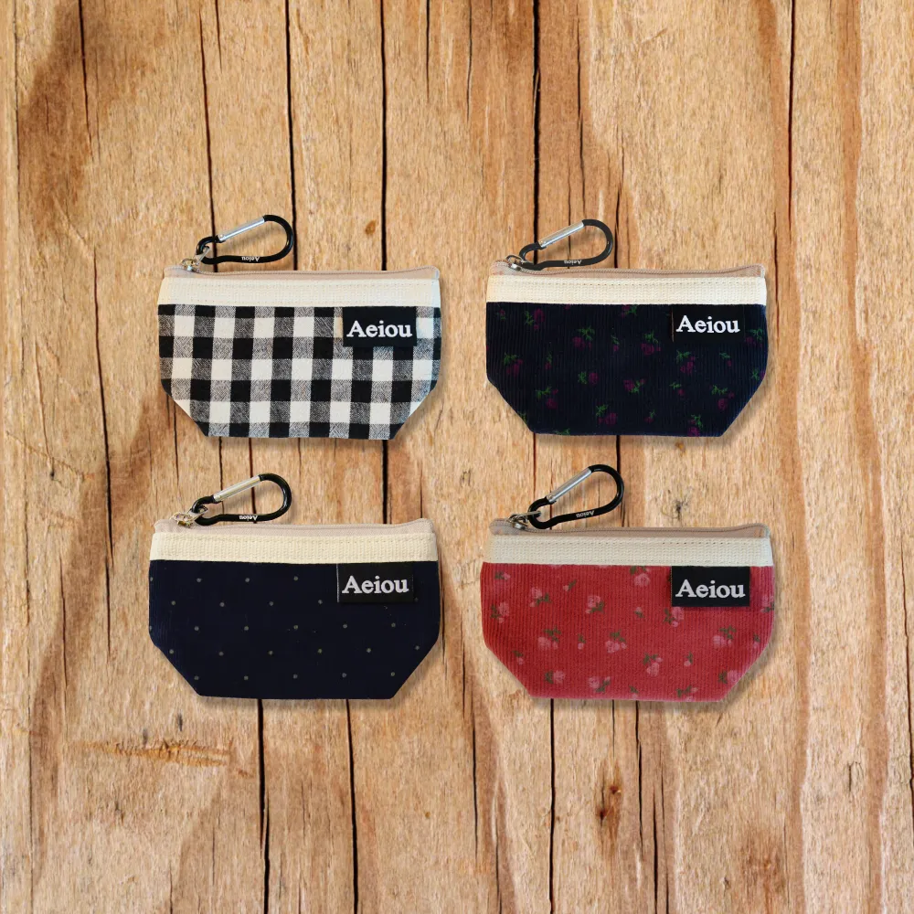 Aeiou Keyring Pouch (S) 4colors - 감도 깊은 취향 셀렉트샵 29CM