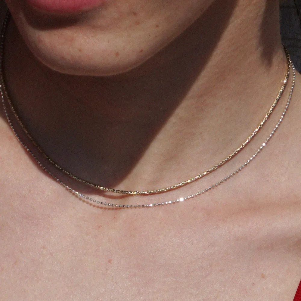 DOT CHAIN NECKLACE SILVER - 감도 깊은 취향 셀렉트샵 29CM