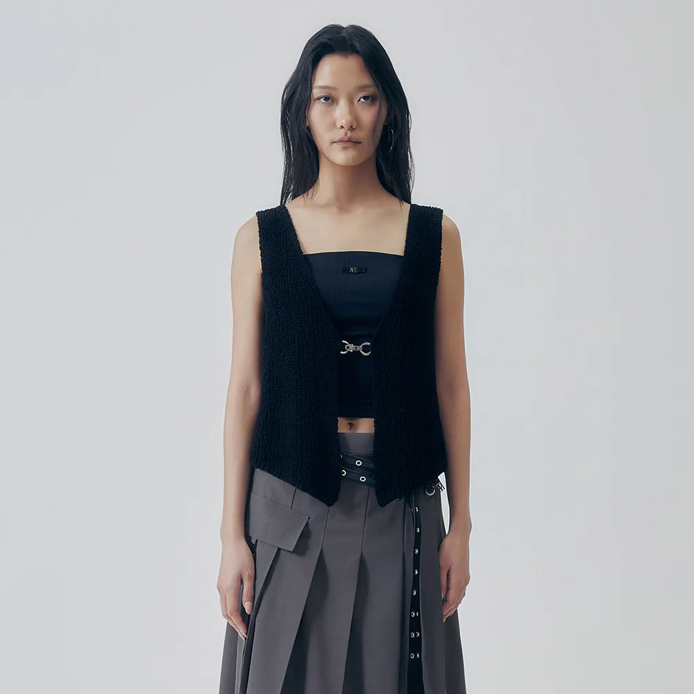 Soft Texture Versa Knit Vest [ Black ] - 감도 깊은 취향 셀렉트샵 29CM