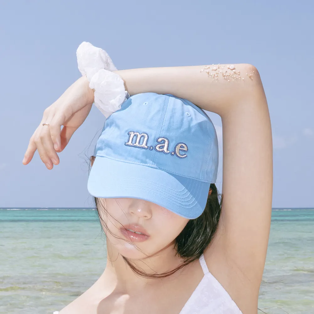 m.a.e LOGO Ball Cap _ Mild Blue - 감도 깊은 취향 셀렉트샵 29CM