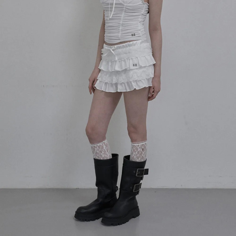 TUTU MIX SKRIT PANTS / WHITE - 감도 깊은 취향 셀렉트샵 29CM