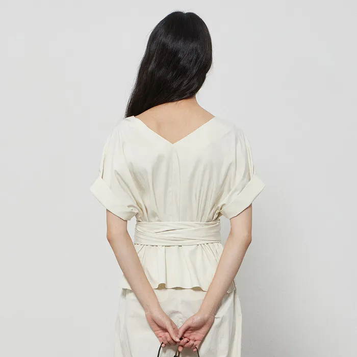 TWO-WAY STRAP BLOUSE - IVORY - 감도 깊은 취향 셀렉트샵 29CM