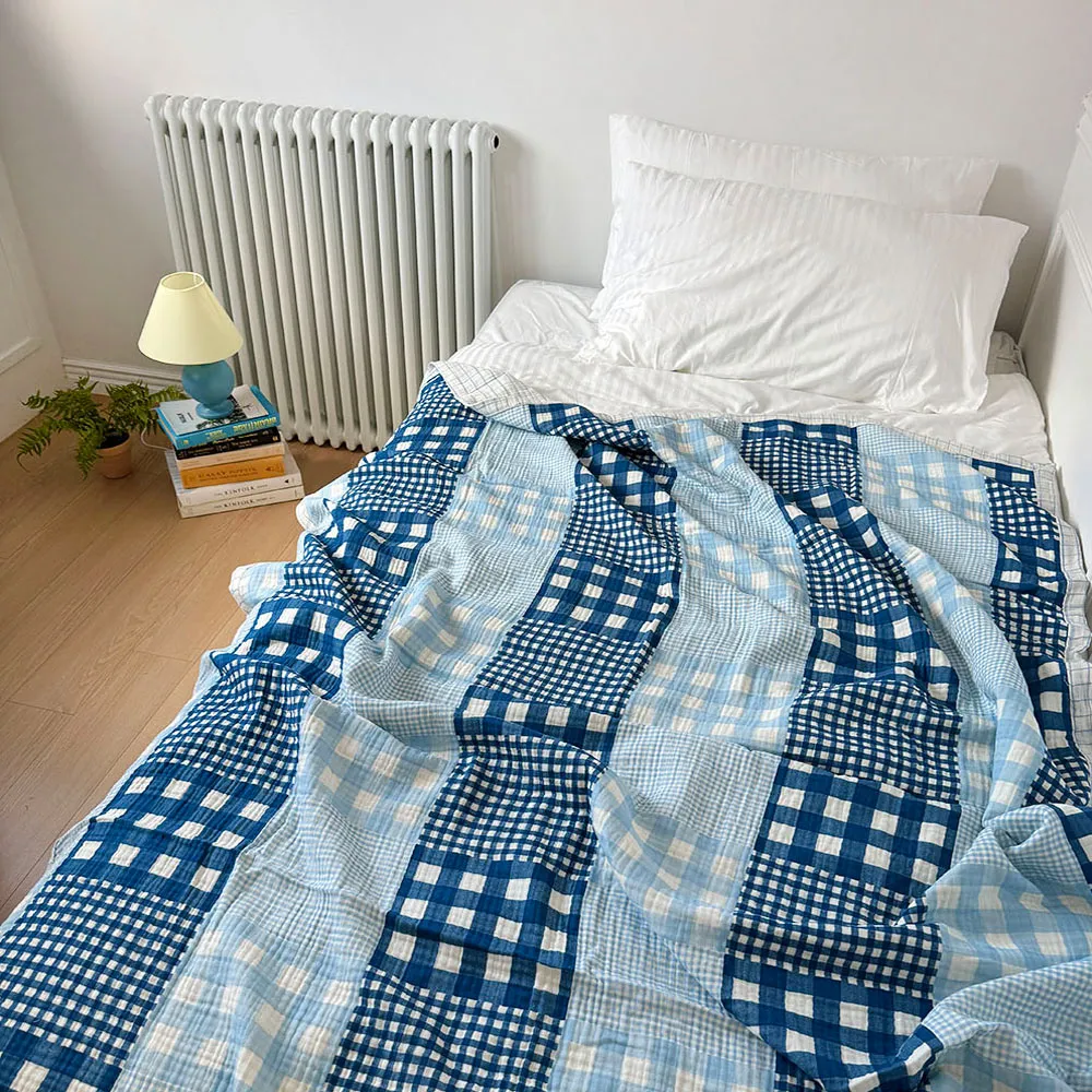 죠죠 블루 4중 거즈 양면 블랭킷 2type - 감도 깊은 취향 셀렉트샵 29CM