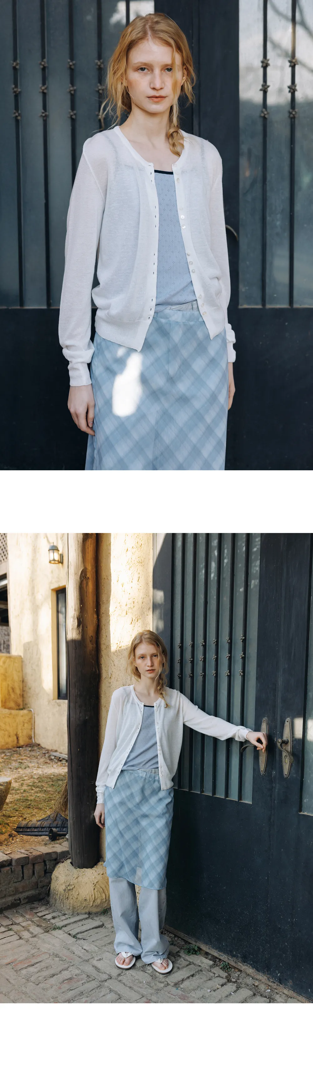 Gemma round cardigan (white) - 감도 깊은 취향 셀렉트샵 29CM