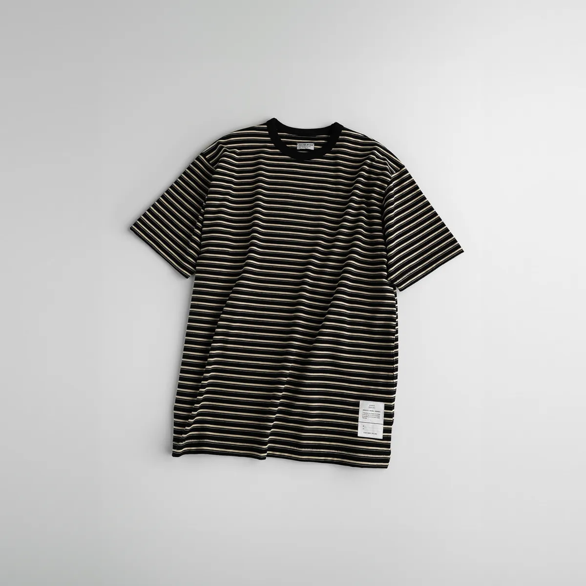 CREWNECK STRIPE T-SHIRTS black/ivory - 감도 깊은 취향 셀렉트샵 29CM