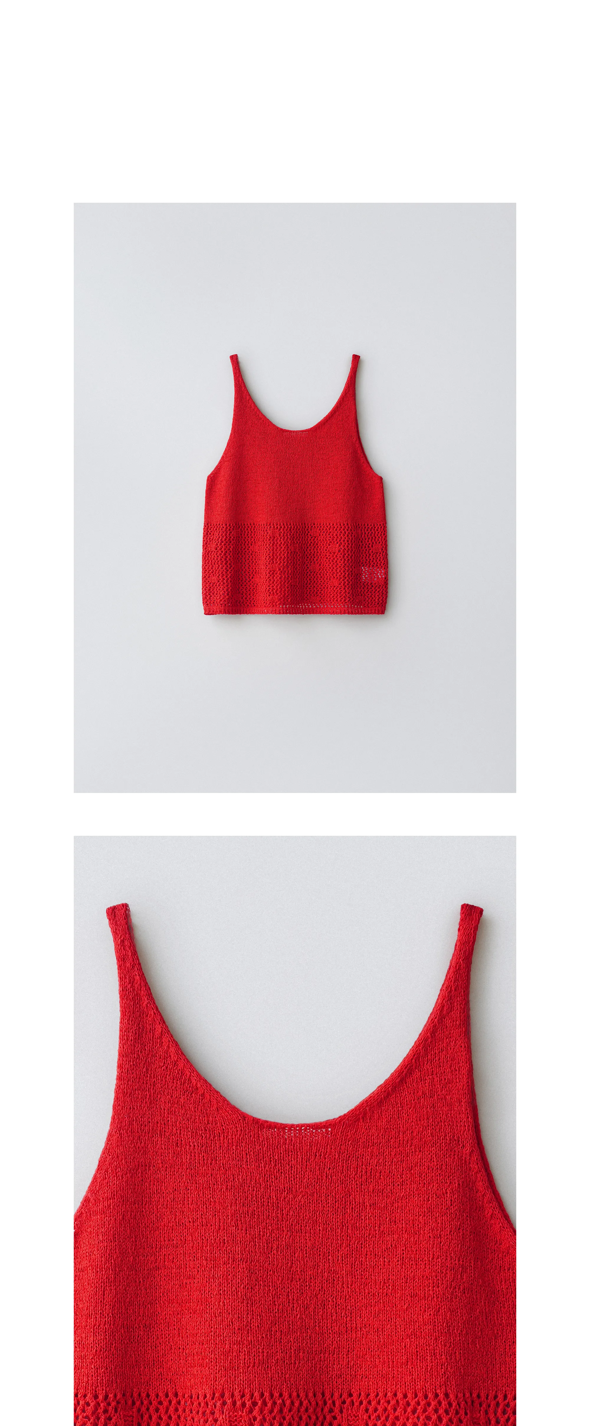 Lizzy knit sleeveless (red) - 감도 깊은 취향 셀렉트샵 29CM