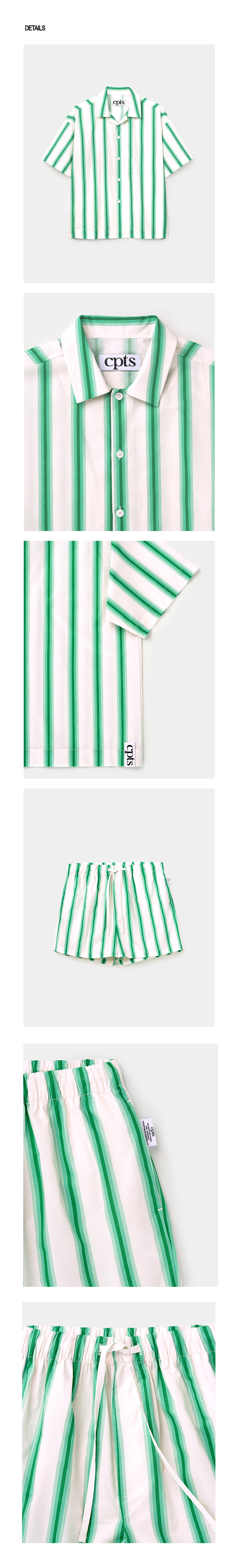 COMFY STRIPE PAJAMAS_LIME GREEN - 감도 깊은 취향 셀렉트샵 29CM