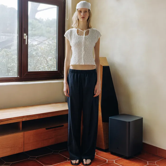 Polki stripe pants (navy) - 감도 깊은 취향 셀렉트샵 29CM