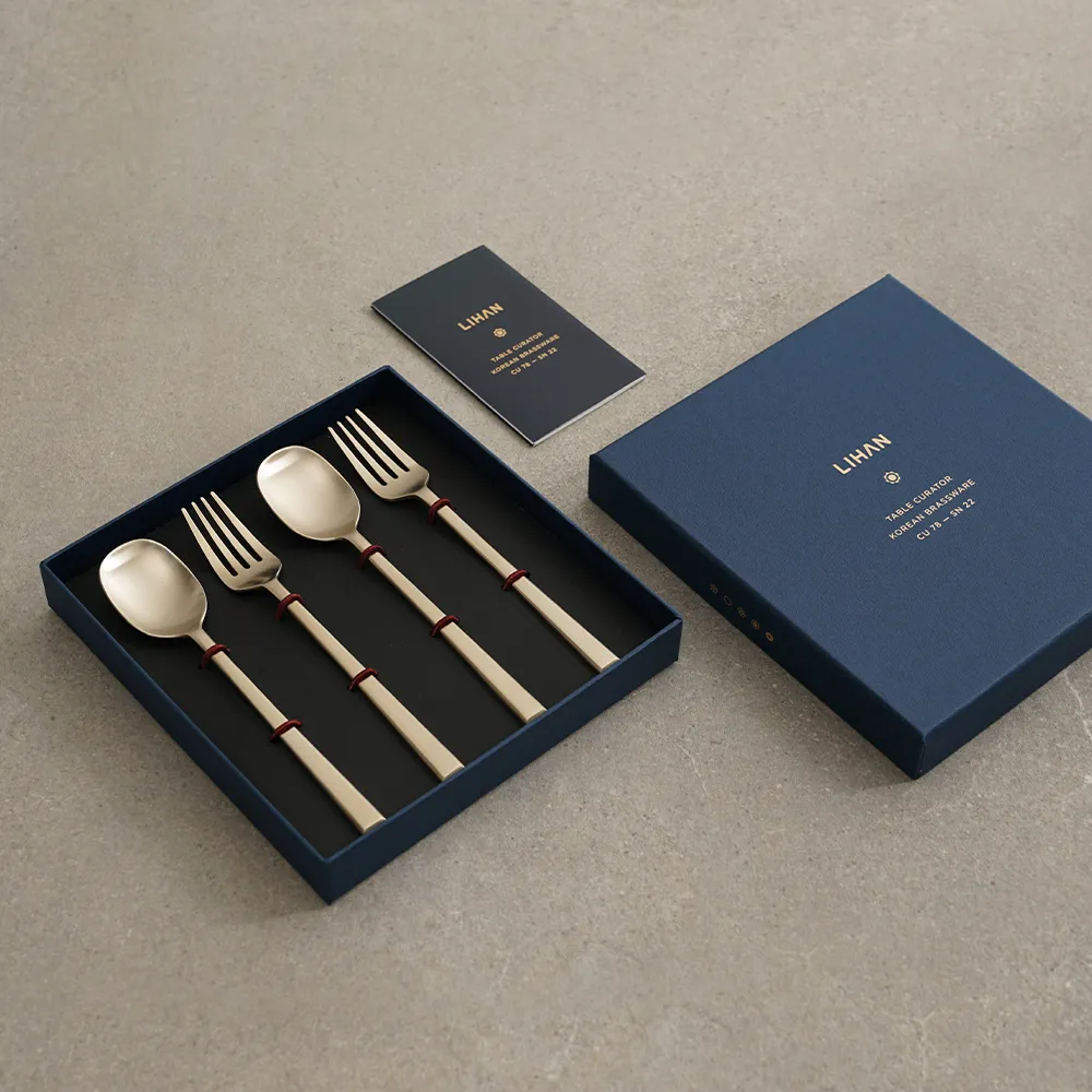 한국도자기리빙 리한 노아 디저트 스푼,포크 4P세트 - 감도 깊은 취향 셀렉트샵 29CM