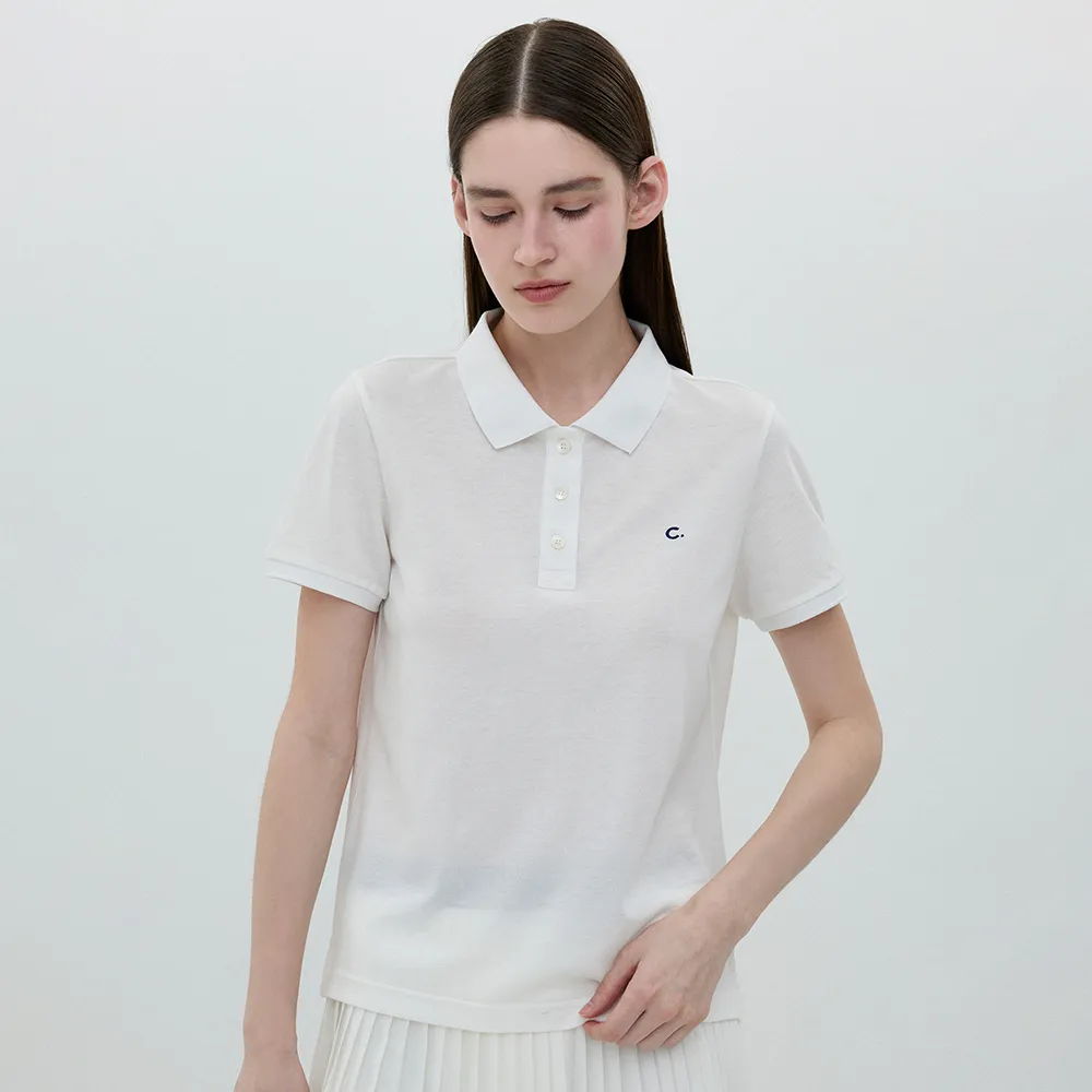 [25SS clove] Slim Fit Pique T-shirt (White) - 감도 깊은 취향 셀렉트샵 29CM