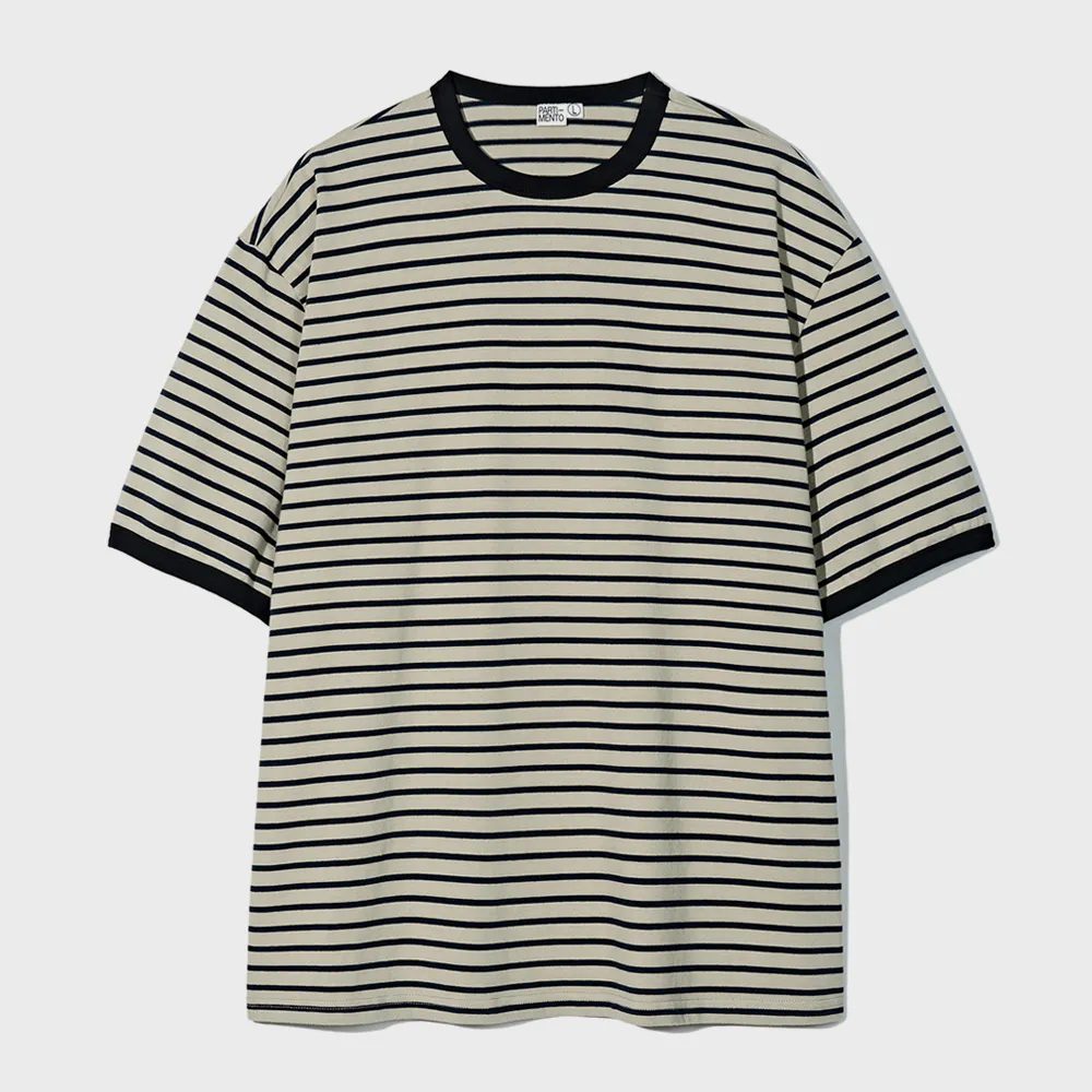 Breton Stripe Ringer Tee Beige - 감도 깊은 취향 셀렉트샵 29CM