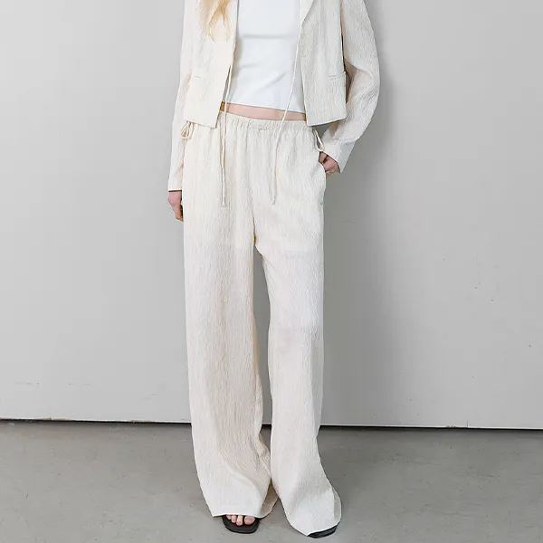 ROSE RIBBON SET-UP PANTS(PT-5635)_2Colors - 감도 깊은 취향 셀렉트샵 29CM