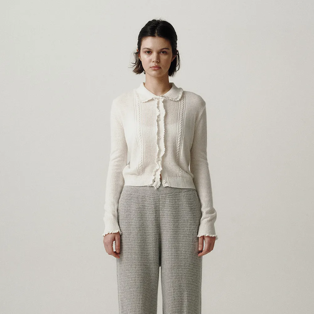 Cady Heron Scallop Knit Cardigan_Ivory - 감도 깊은 취향 셀렉트샵 29CM