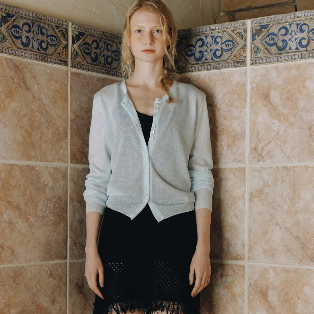 Gemma round cardigan (mint) - 감도 깊은 취향 셀렉트샵 29CM