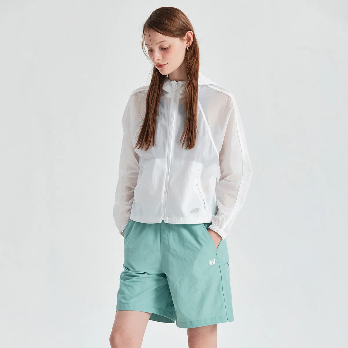 NBNVF21013 / UNI 헤리티지 4.5부 쇼츠 (MINT) - 감도 깊은 취향 셀렉트샵 29CM