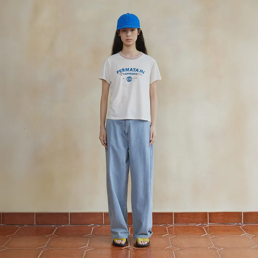 fermata graphic t-shirt (ivory) - 감도 깊은 취향 셀렉트샵 29CM