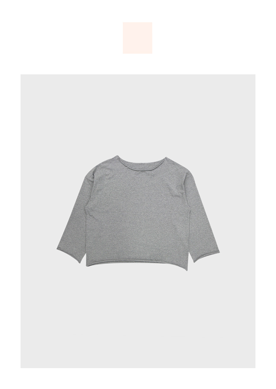 2차 loose cutting tee in gray - 감도 깊은 취향 셀렉트샵 29CM
