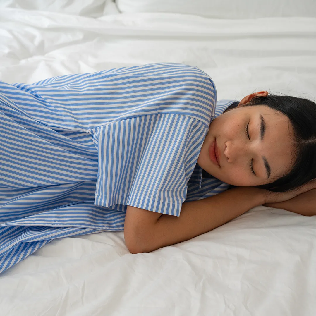 [29CM 단독] (uni)레지던스 솔티 스트라이프 파자마 블루 - 감도 깊은 취향 셀렉트샵 29CM