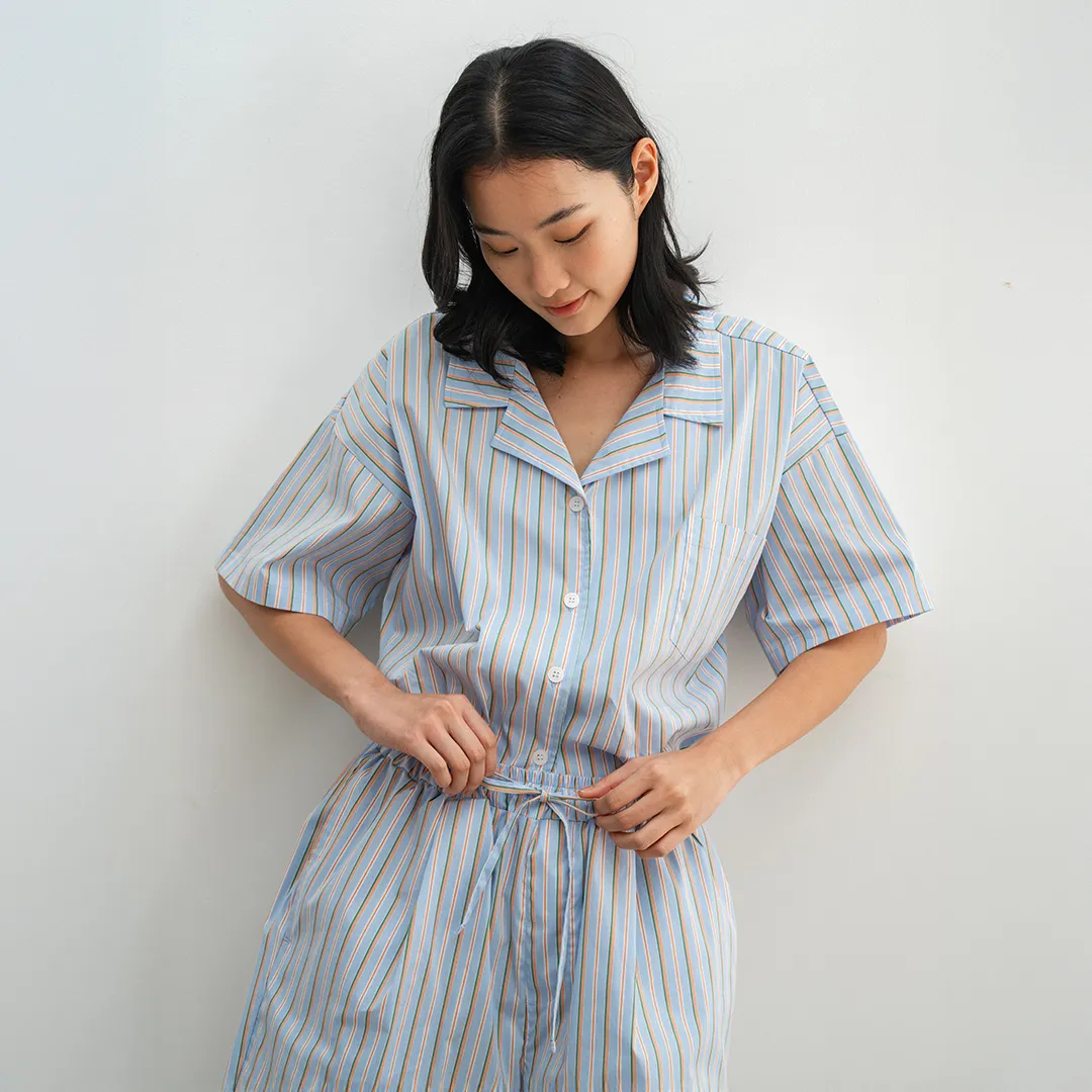 [29CM 단독] (uni)레지던스 텐저린오션 스트라이프 파자마 - 감도 깊은 취향 셀렉트샵 29CM