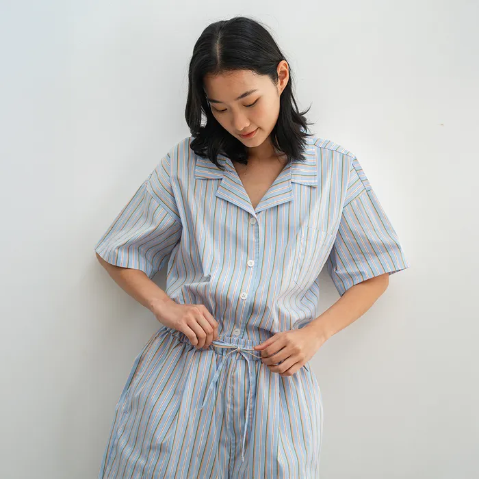 [29CM 단독] (uni)레지던스 텐저린오션 스트라이프 파자마 - 감도 깊은 취향 셀렉트샵 29CM