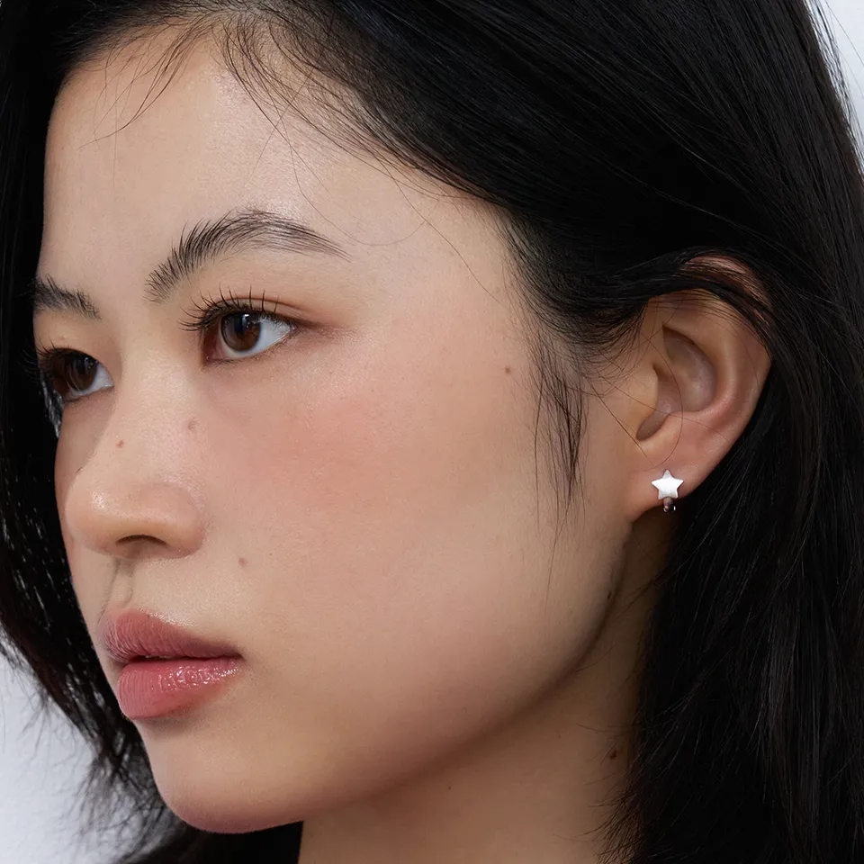 [silver925] mini star one touch earring - 감도 깊은 취향 셀렉트샵 29CM