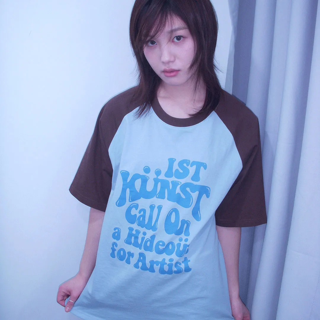 HIDEOUT RAGLAN TEE_LIGHT BLUE(IK2EMMT503A) - 감도 깊은 취향 셀렉트샵 29CM