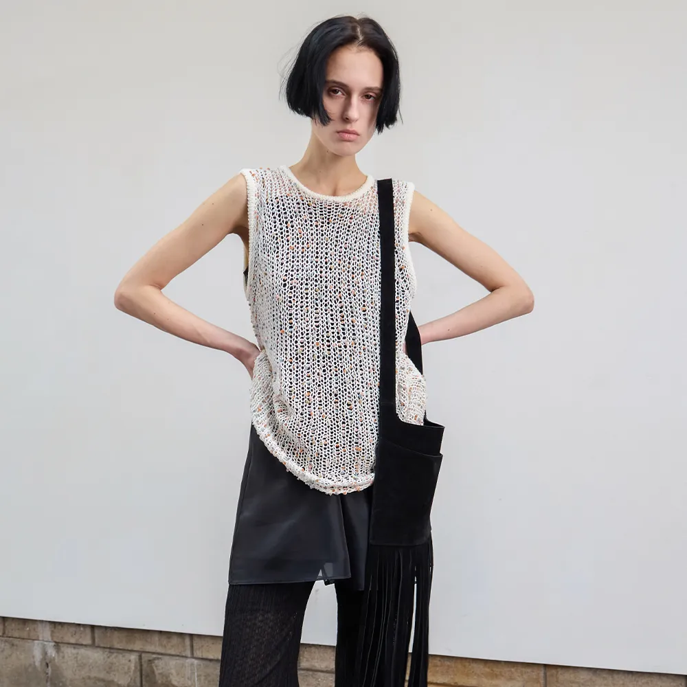 Pebble Grain Knit Vest - Sand Pebble - 감도 깊은 취향 셀렉트샵 29CM