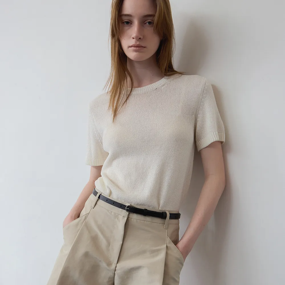 Fresh Cotton Round Knit - Off White - 감도 깊은 취향 셀렉트샵 29CM