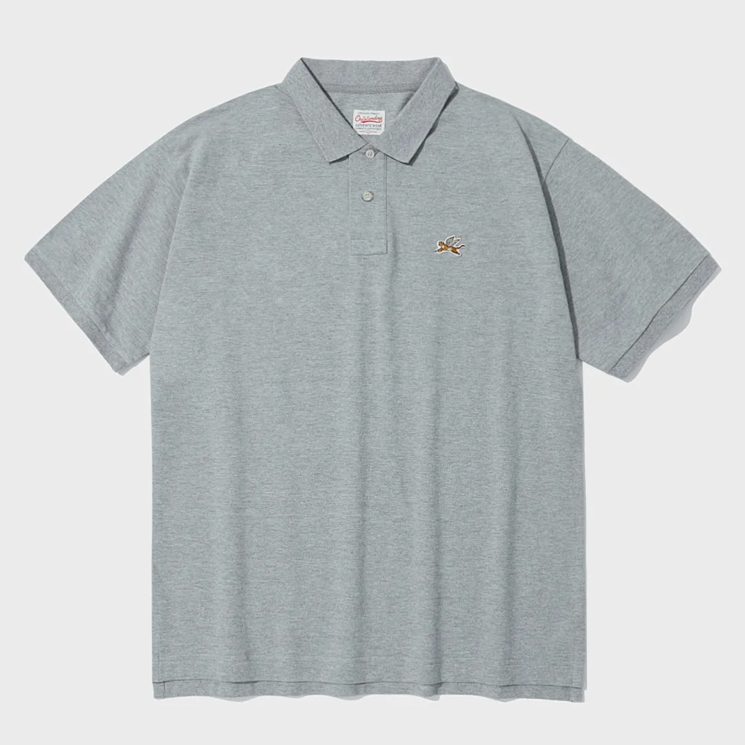 MIGHTY TIGER PK COLLAR TEE_GRAY - 감도 깊은 취향 셀렉트샵 29CM