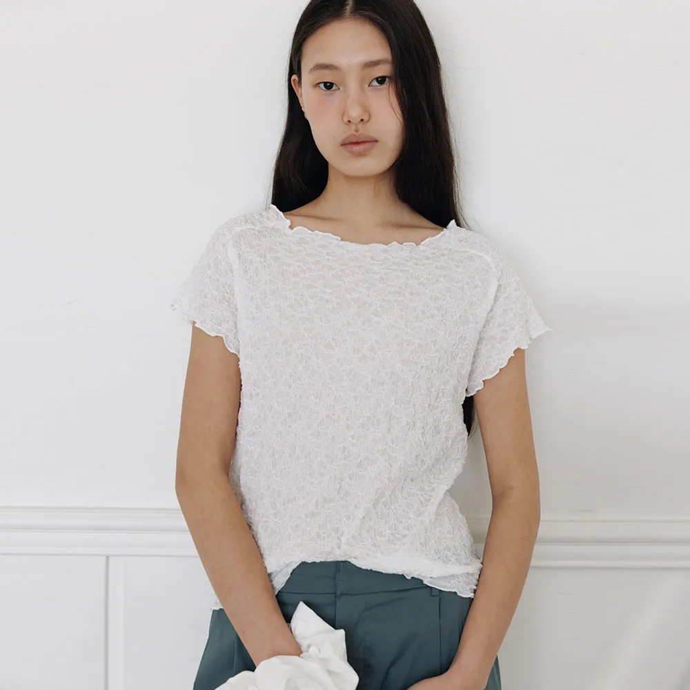 Wrinkle T-shirt(White) - 감도 깊은 취향 셀렉트샵 29CM