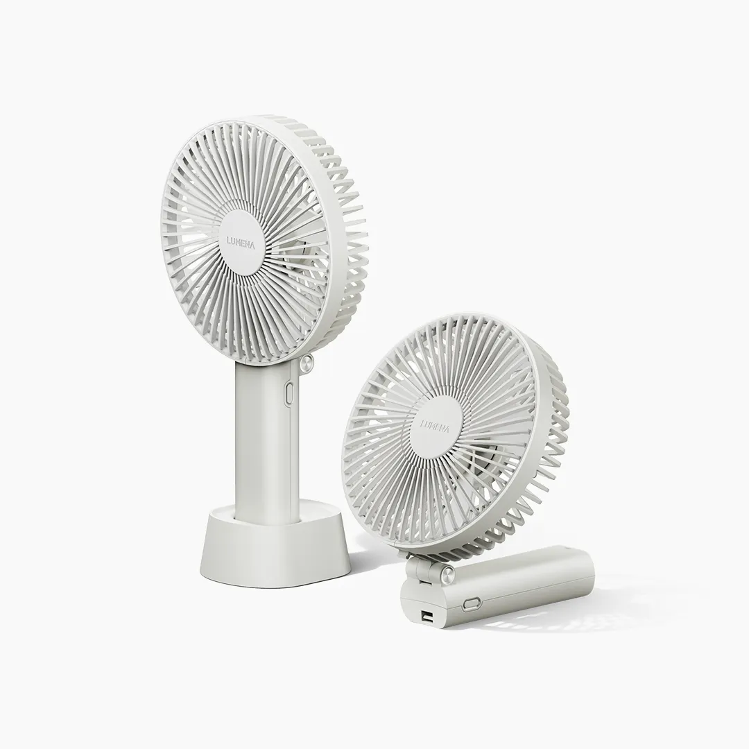 FAN PRO MAX 빅팬 휴대용 탁상용 폴더블 선풍기 [크림화이트] - 감도 깊은 취향 셀렉트샵 29CM