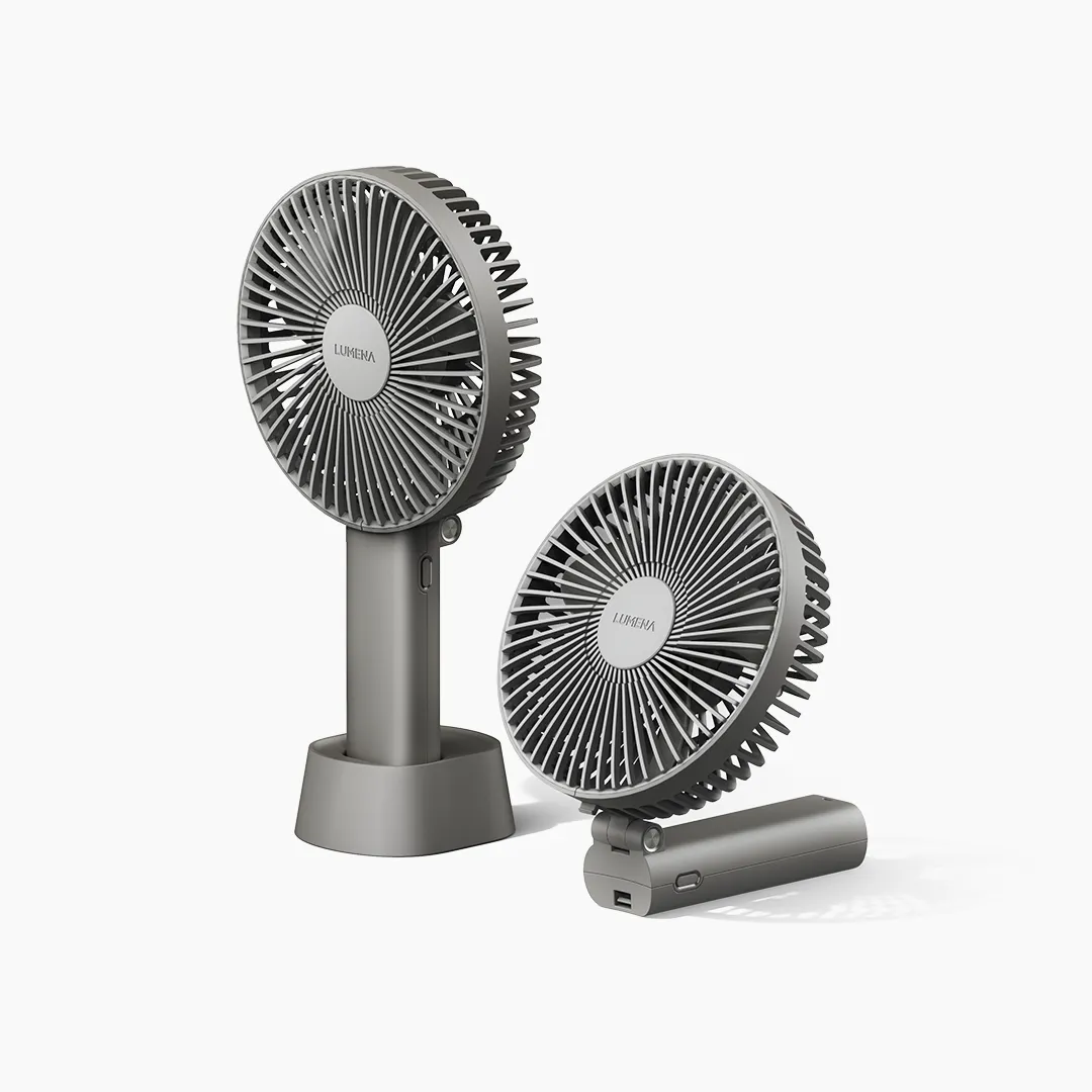 FAN PRO MAX 빅팬 휴대용 탁상용 폴더블 선풍기 [다크그레이] - 감도 깊은 취향 셀렉트샵 29CM