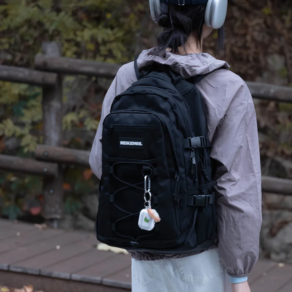 MESH STRING BACKPACK / BLACK - 감도 깊은 취향 셀렉트샵 29CM