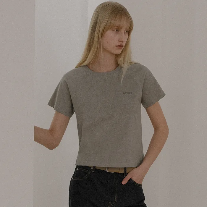 Pigment raglan T-shirt [KNSS04TS03]_Gray - 감도 깊은 취향 셀렉트샵 29CM