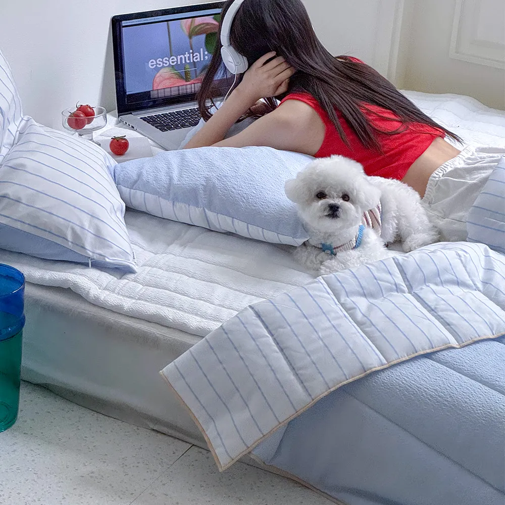 [29cm 단독] 1+1 쿨스트림 냉감 스트라이프 여름 이불 (SS) - 감도 깊은 취향 셀렉트샵 29CM