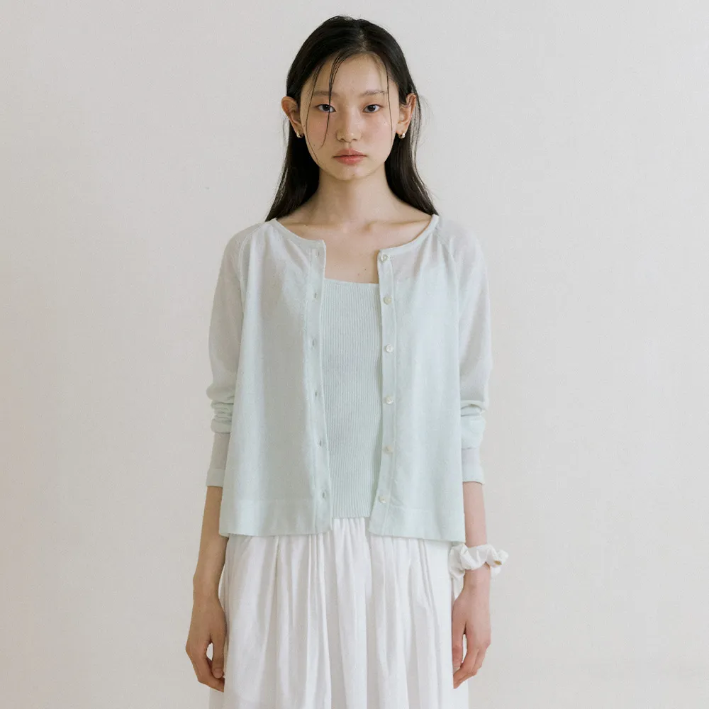 cotton blended knit cardigan-mint - 감도 깊은 취향 셀렉트샵 29CM