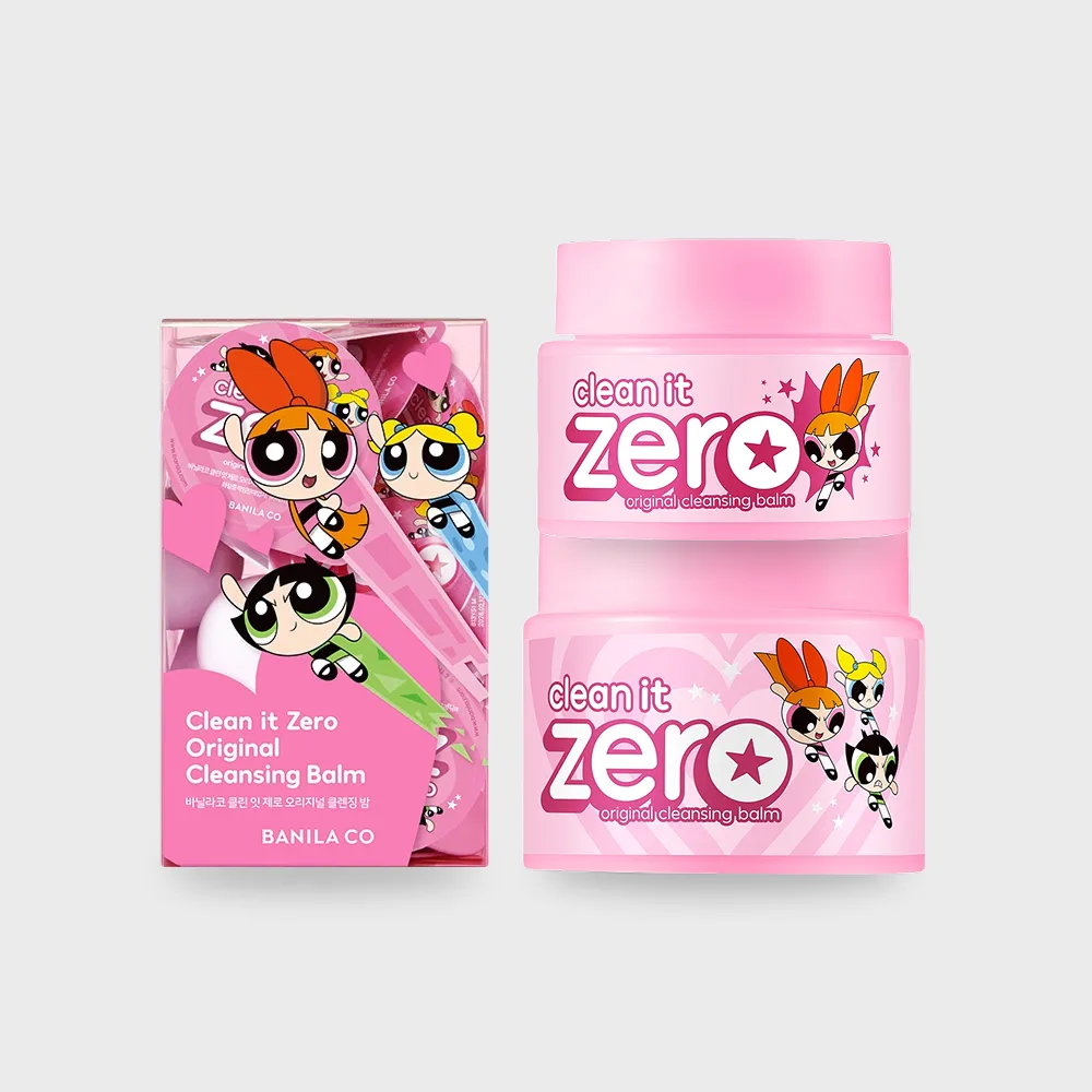[파워퍼프걸x바닐라코][단독 풀세트] 클린 잇 제로 오리지널 클렌징밤 180ml+100ml+트래블키트(3mlx16) - 감도 깊은 취향 셀렉트샵 29CM